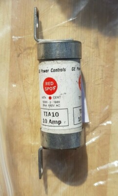 GE Power Red Spot fuse TIA10 10a 80kA 660v AC 40kA 460v DC Type gG New ...