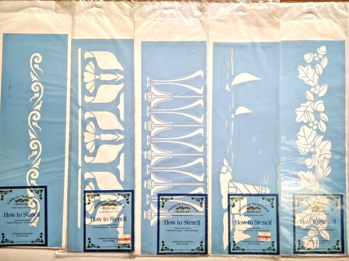 American Traditional Blue Laser Stencils 5"x16" Laser Cut 7mil Assorted ...