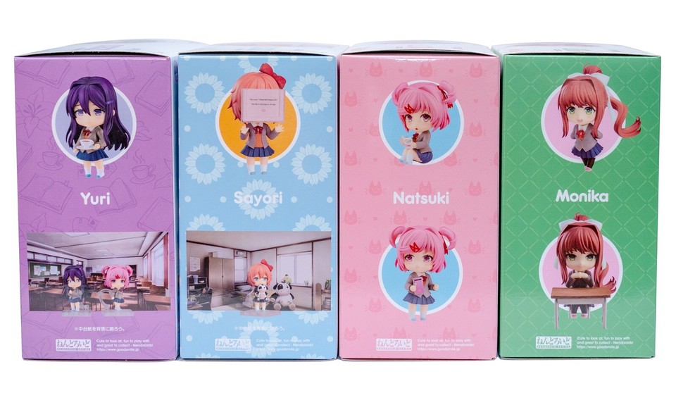 DDLC Nendoroid Set - Doki Doki Literature Club! Monika Natsuki Yuri ...