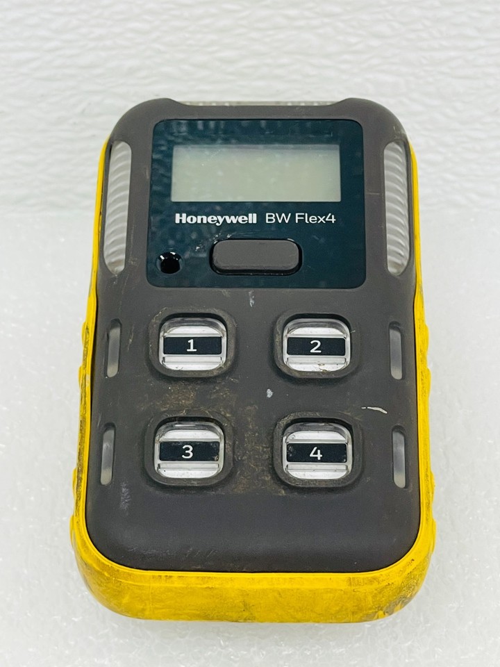 USED - Honeywell BW Flex 4 Gas Detector 4 Gas Monitor GDU LEL/H2S/CO/O2 ...