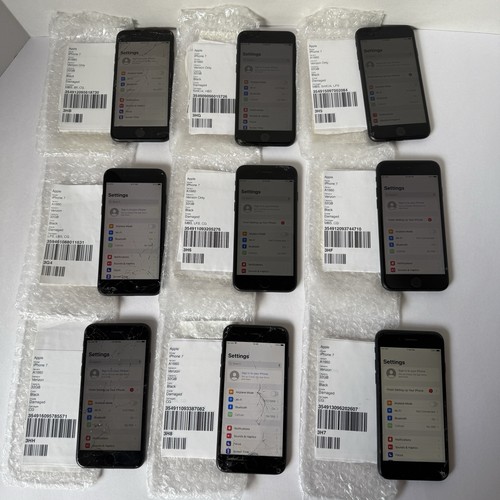 Apple iPhone 7 A1660 32GB Black (Verizon) Cracked Glass - FOR REPAIR ...
