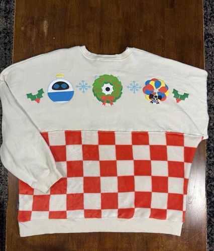 Disney Pixar Holiday Spirit Jersey XXL Toy Story Christmas Red Checkers ...
