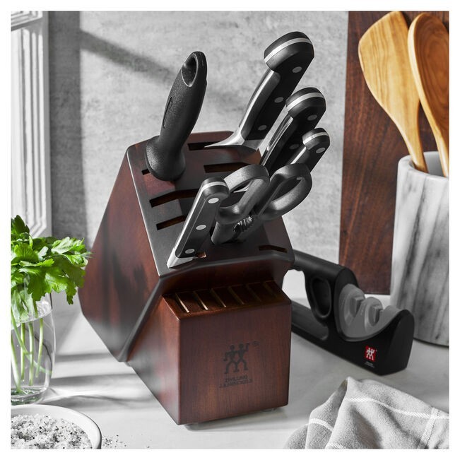 ZWILLING Pro 8-pc, Knife Block Set, Ship From US , No Import Fees | eBay