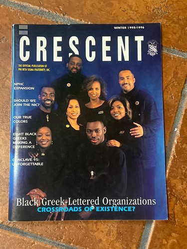 Phi Beta Sigma Fraternity Crescent Magazine Winter 1995-1996 | eBay