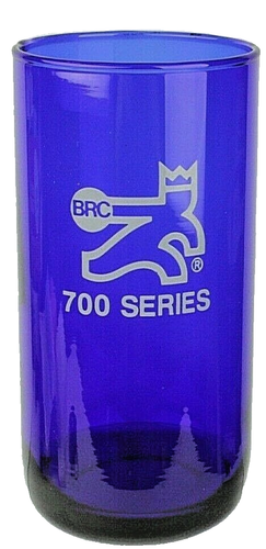 Brunswick Rec Center Award BRC 700 Series Cobalt Blue Drinking Glass 14 ...