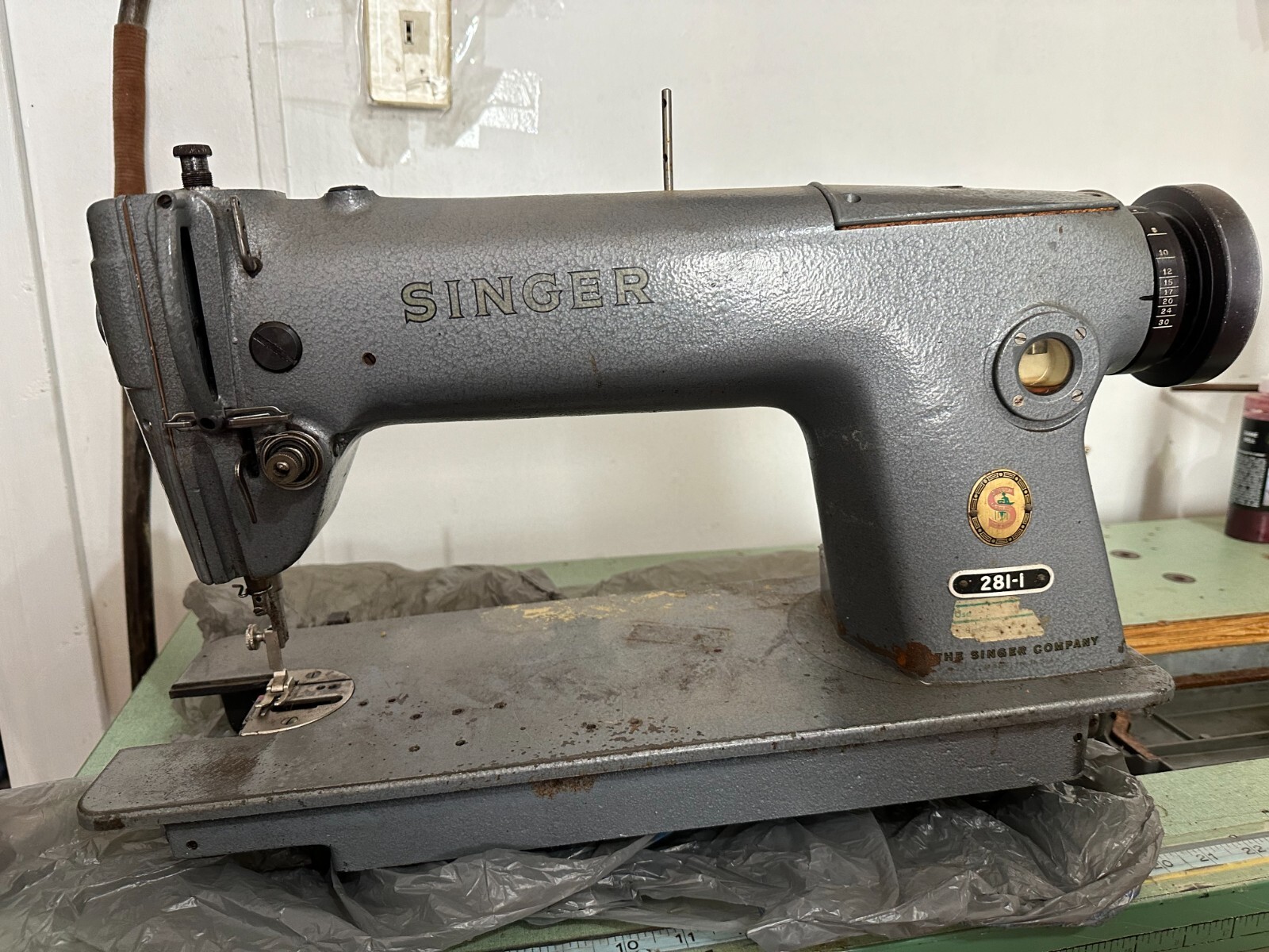 Industrial Sewing Machine SINGER 281-1 Light Leather for sale online | eBay