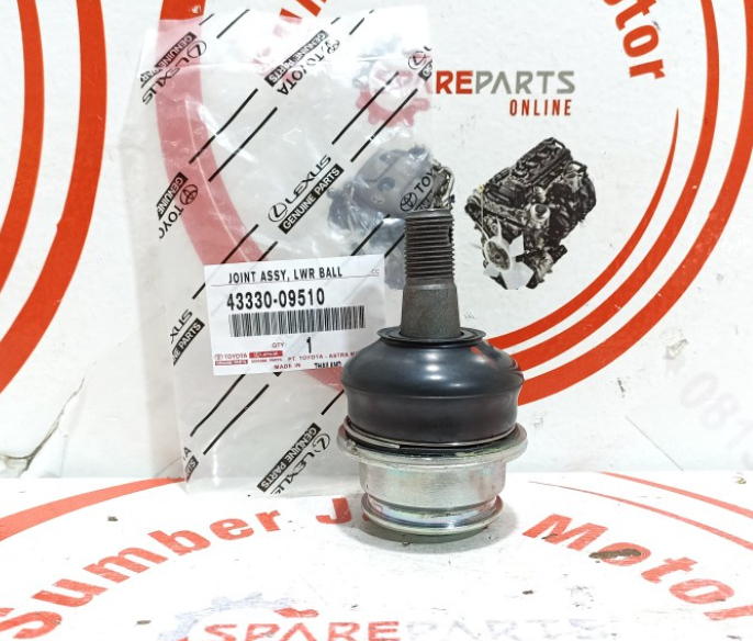 TOYOTA Genuine 43330-09510 x2 Hilux Fortuner Front Lower Ball Joint ...