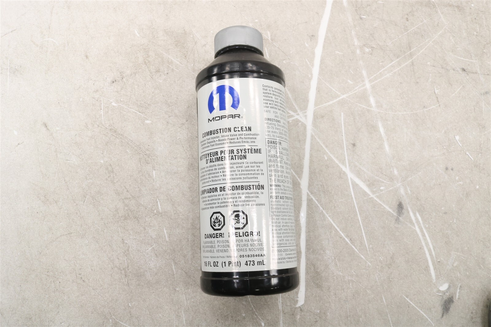 OEM Mopar Fuel Injector Combustion Cleaner 16oz. Bottle 05183546AA for ...