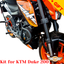 For KTM Duke 200 Crash bars KTM 200 Duke Rear rack Engine guard Kit ...