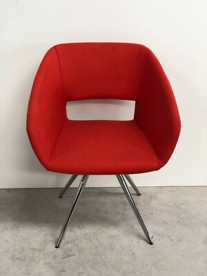 BRAND NEW CONTEMPORARY GODFREY SYRETT BURNT ORANGE OFFICE HOME LOUNGE ...