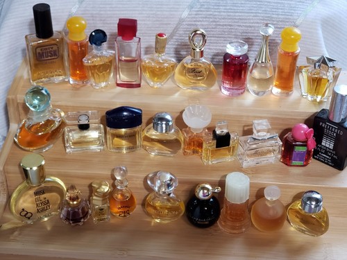 Lot of 28 Vintage Antique Glass Mini Samples Perfume Bottles Some Are ...