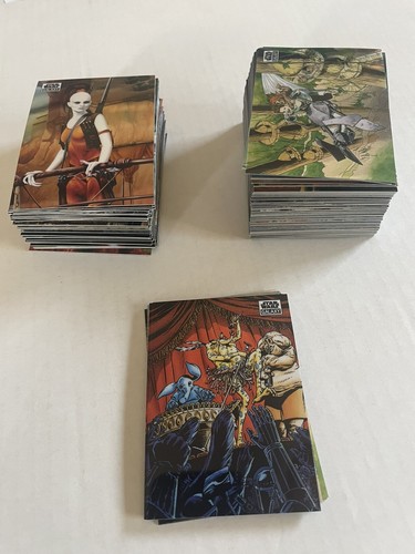 Huge Lot of 138 Cards 2021 Topps Chrome Star Wars Galaxy Card Base Set ...