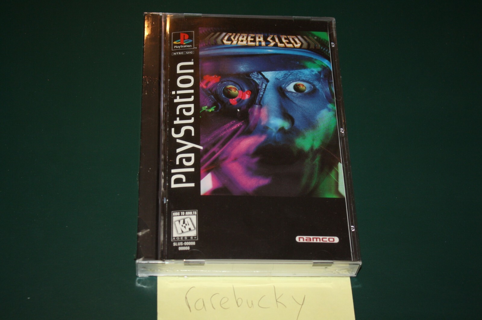 Cyber Sled (PS1 PSX Playstation) NEW SEALED LONGBOX, NEAR-MINT, SUPER ...