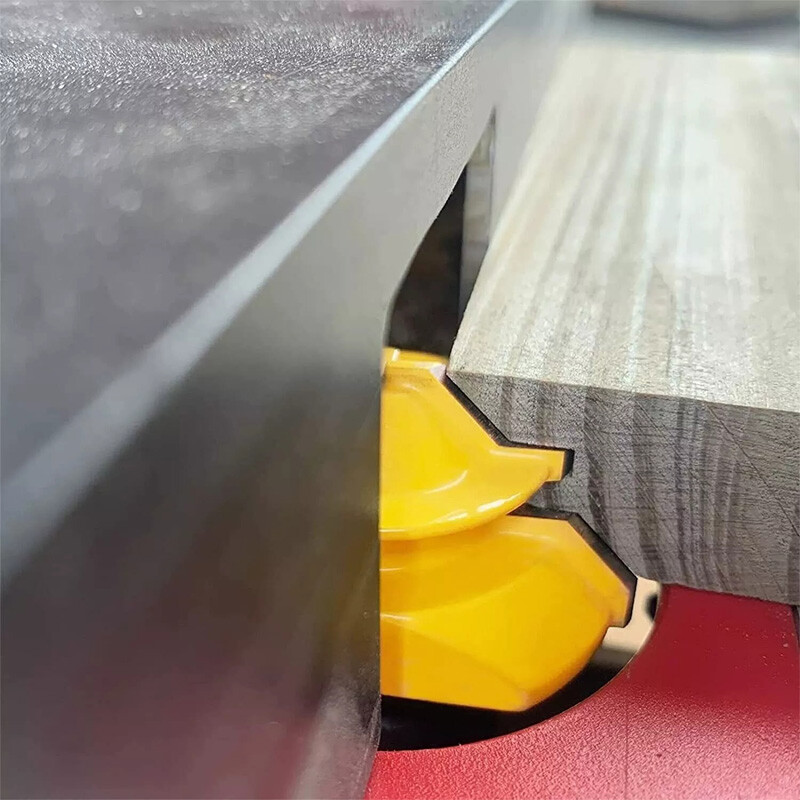 3Pcs 45 Degree Lock Miter Joint Router Bit Set 1/4 Inch Shank ...