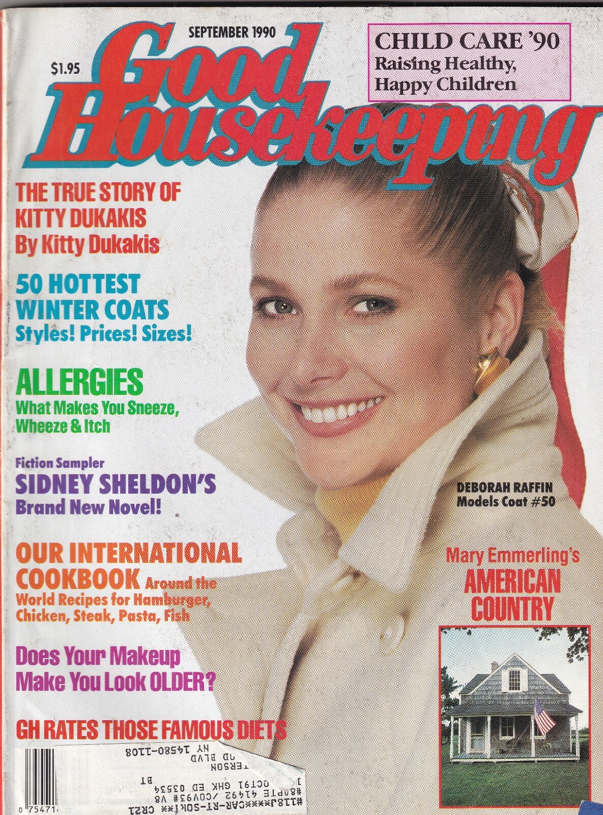 Good Housekeeping Deborah Raffin Sidney Sheldon September 1990 ...