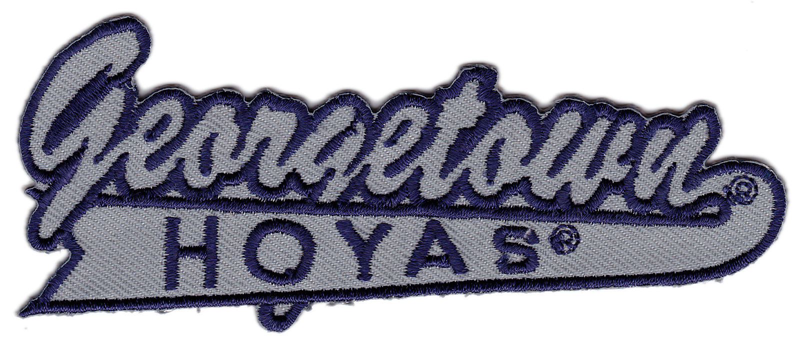 GEORGETOWN HOYAS NCAA COLLEGE VINTAGE 4" SCRIPT LOGO TEAM PATCH | eBay