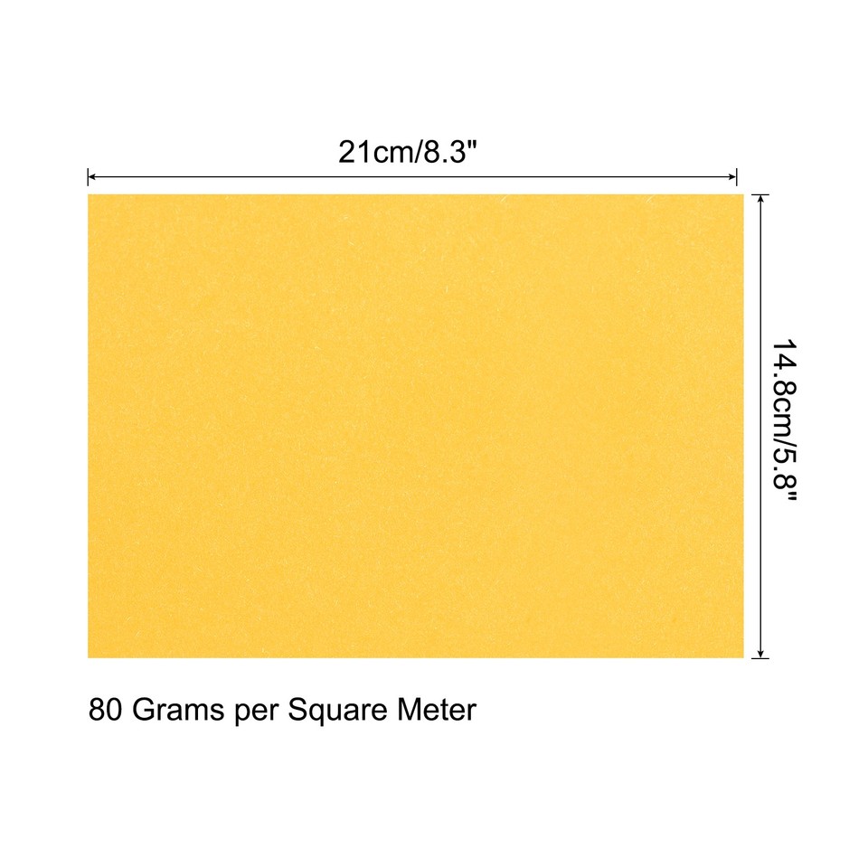 75 Sheets A4 Colored Print Copy Paper 5.8x8.5" Origami Paper Golden ...