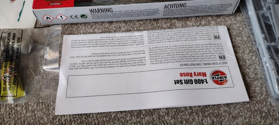 Airfix The Mary Rose 1:400 Model Sealed Bag | eBay UK