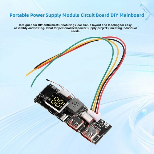 100W 65W Fast Charging DIY Module with Dual USB C for Power Bank Builds ...