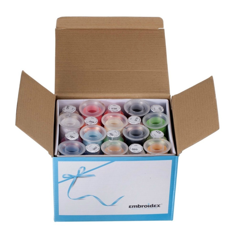 40 Spools Brother Colors Embroidery Machine Thread | eBay