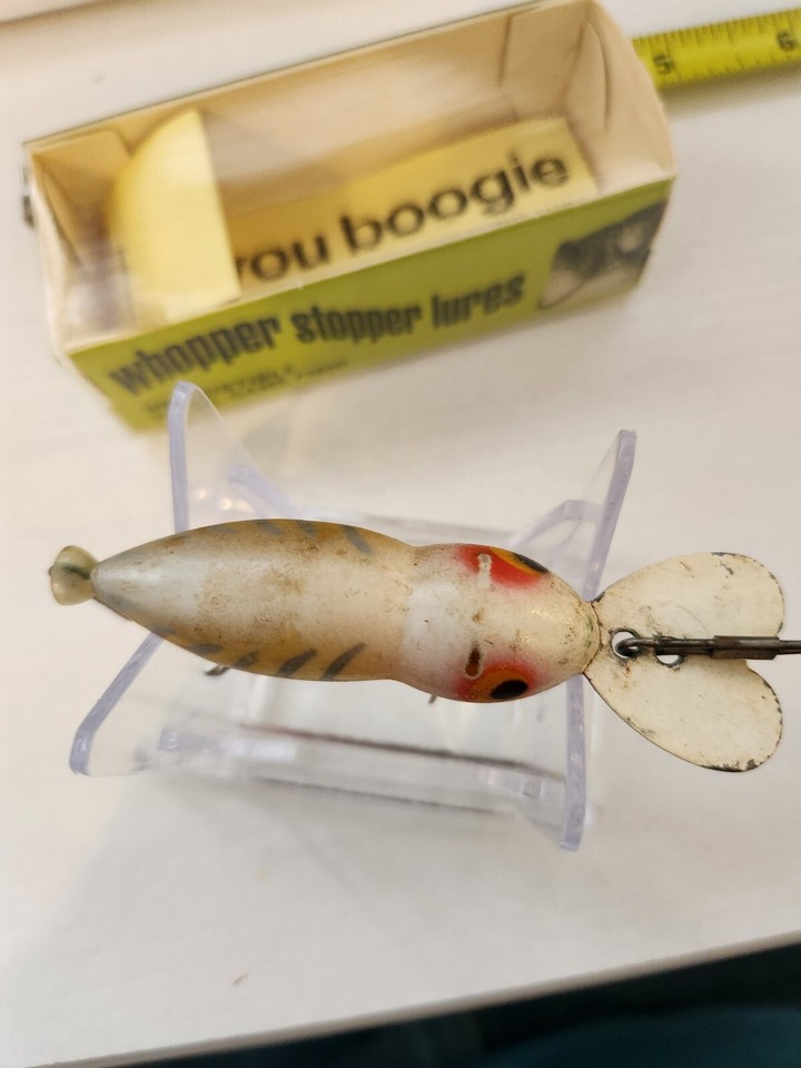 VINTAGE WHOPPER STOPPER HELLBENDER FISHING LURE | eBay