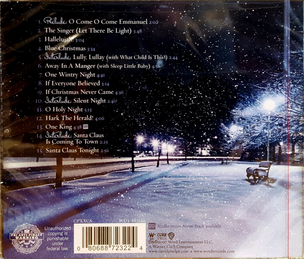 David Phelps Christmas One Wintry Night NEW CD Holiday Music Gaither ...