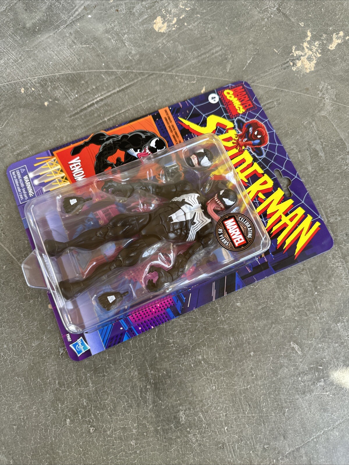 Marvel Legends 85th Anniversary Retro Venom Action Figure Spider-Man US ...