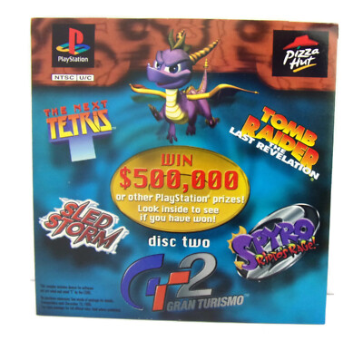 Sony Playstation 1 PS1 Pizza Hut Promo Games (Disc 2) 94481 ~ FACTORY ...