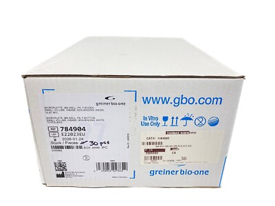 (30 Pcs) GREINER 384-Well PS HiBase Small Volume MicroPlates Non ...