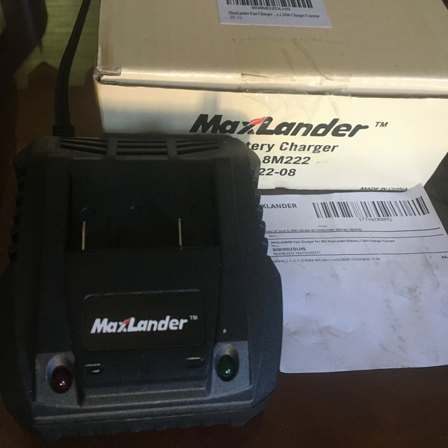 MAXLANDER Fast Charger for 20V MaxLander Battery 1.5Ah Charger Current ...