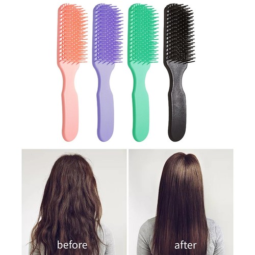 Hairdressing Massage Comb Teeth Hairbrush Light Smooth for Wet Thick ...