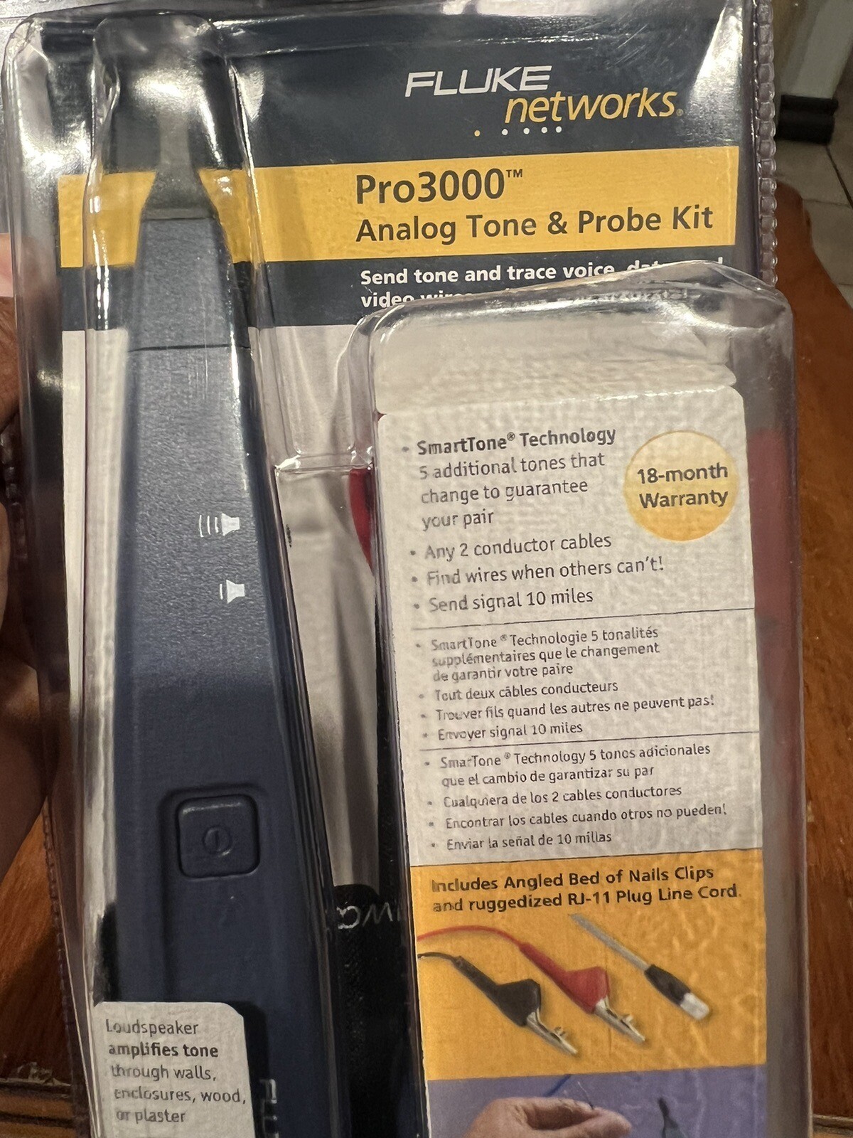 Fluke Networks Pro3000 Analog Tone Generator and Probe Kit NEW ...