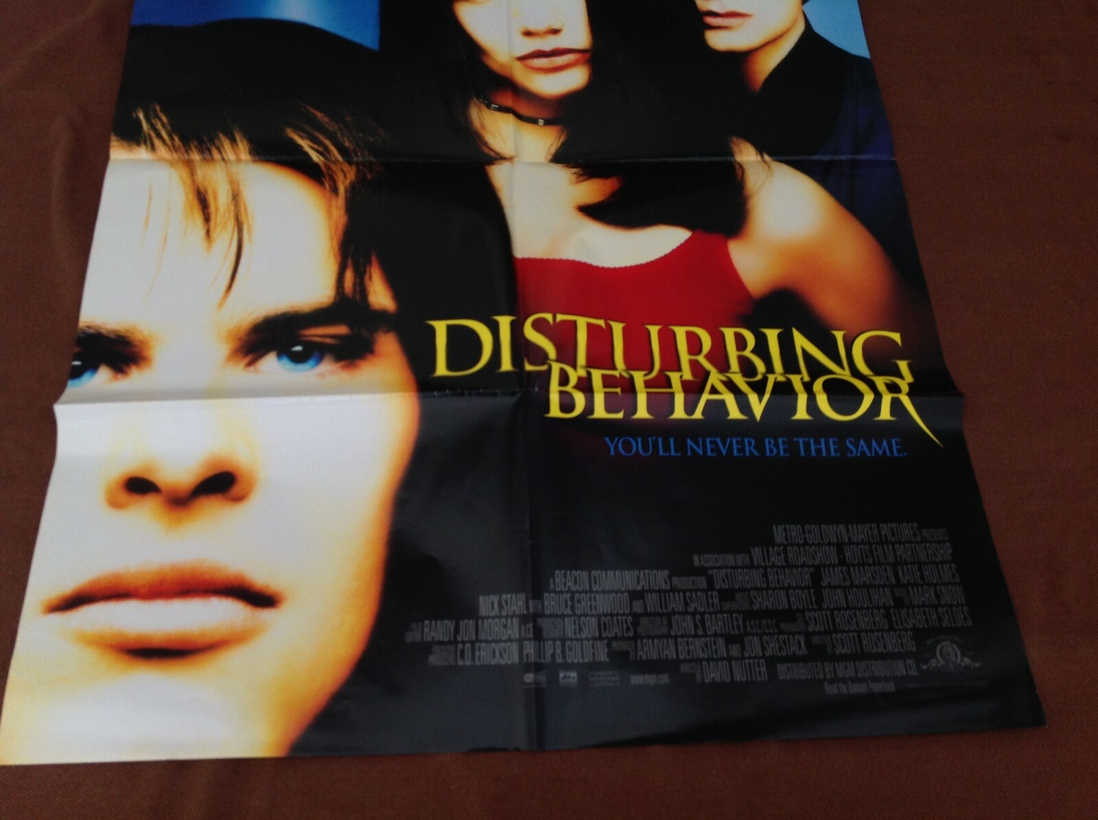1998 Disturbing Behavior Original Movie House Full Sheet Poster | eBay