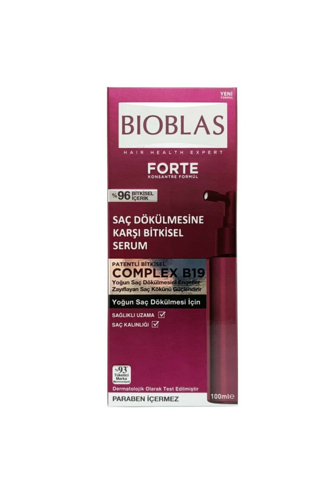 Bioblas Forte Anti-Hair Loss Herbal Serum 100 ml & Shampoo 360 ml | eBay
