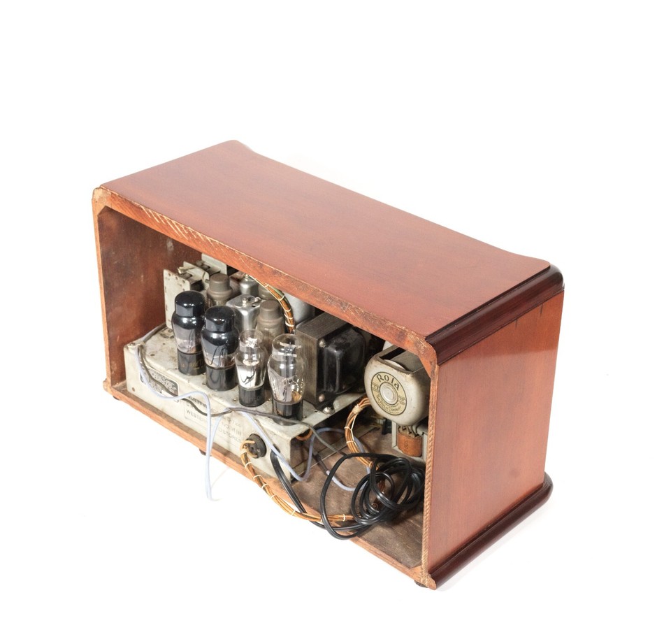 1938 Truetone Wood Table Radio * Big Dial * Tuning Eye * Stunning ...