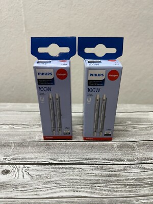 2 Packs - Philips T3 100W Work Light & Security Bulbs RSC Base -(2 Per ...