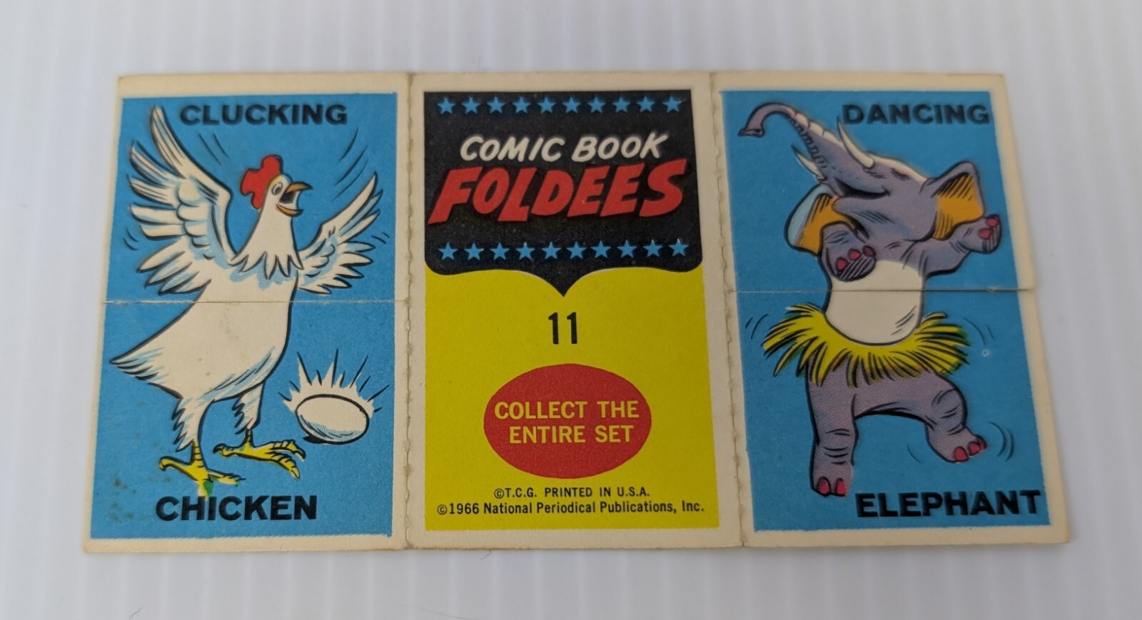 1966 Topps Comic Book Foldees #11 Super Krypto, Dancing Elephant | eBay