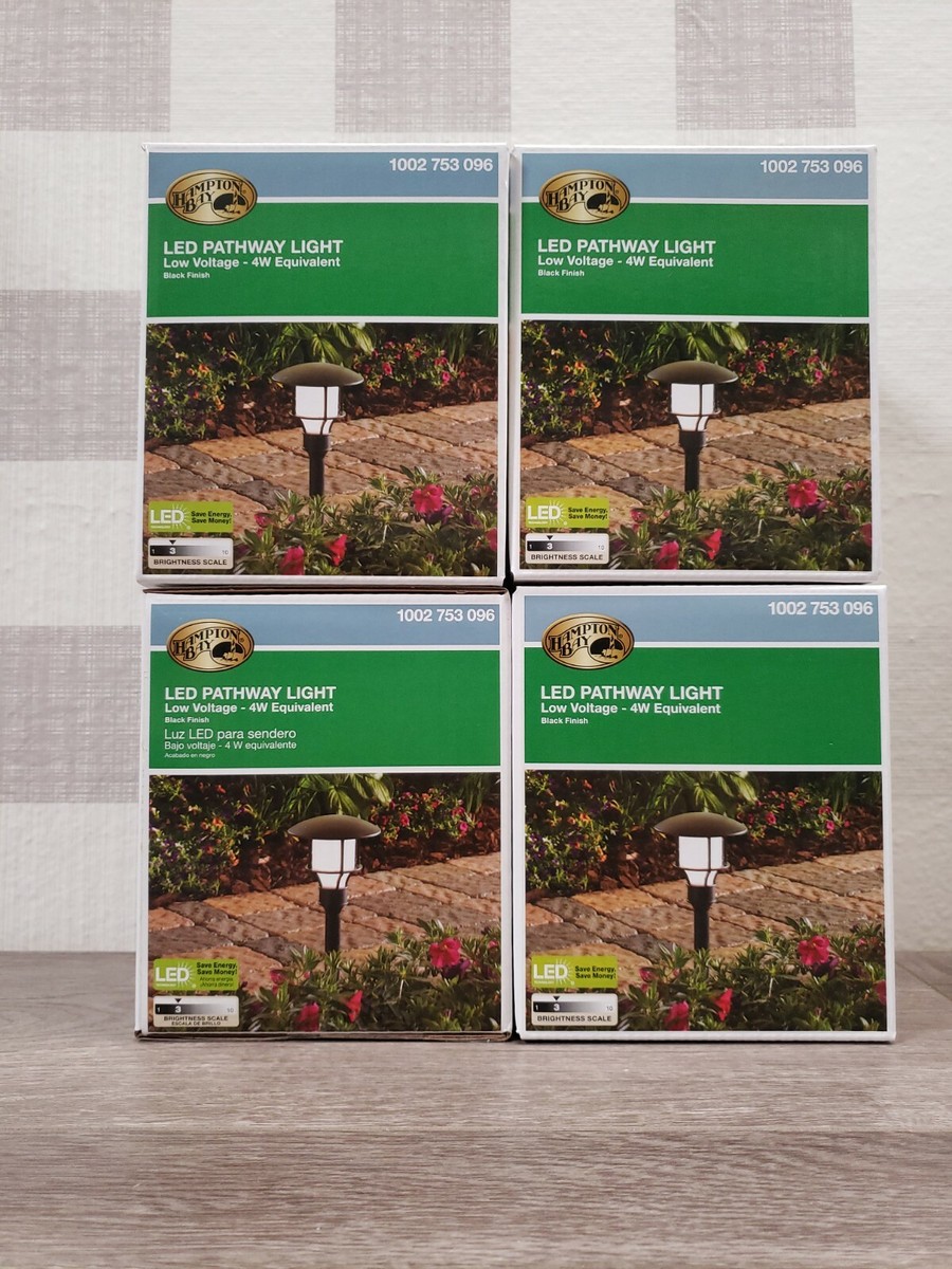 Hampton Bay 3watt Black Outdoor Integrated Led Landscape