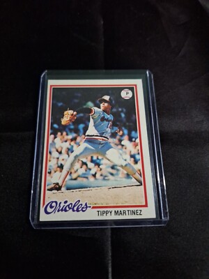 1978 TOPPS BASEBALL #393 TIPPY MARTINEZ BALTIMORE ORIOLES NRMT-MT L@@K ...