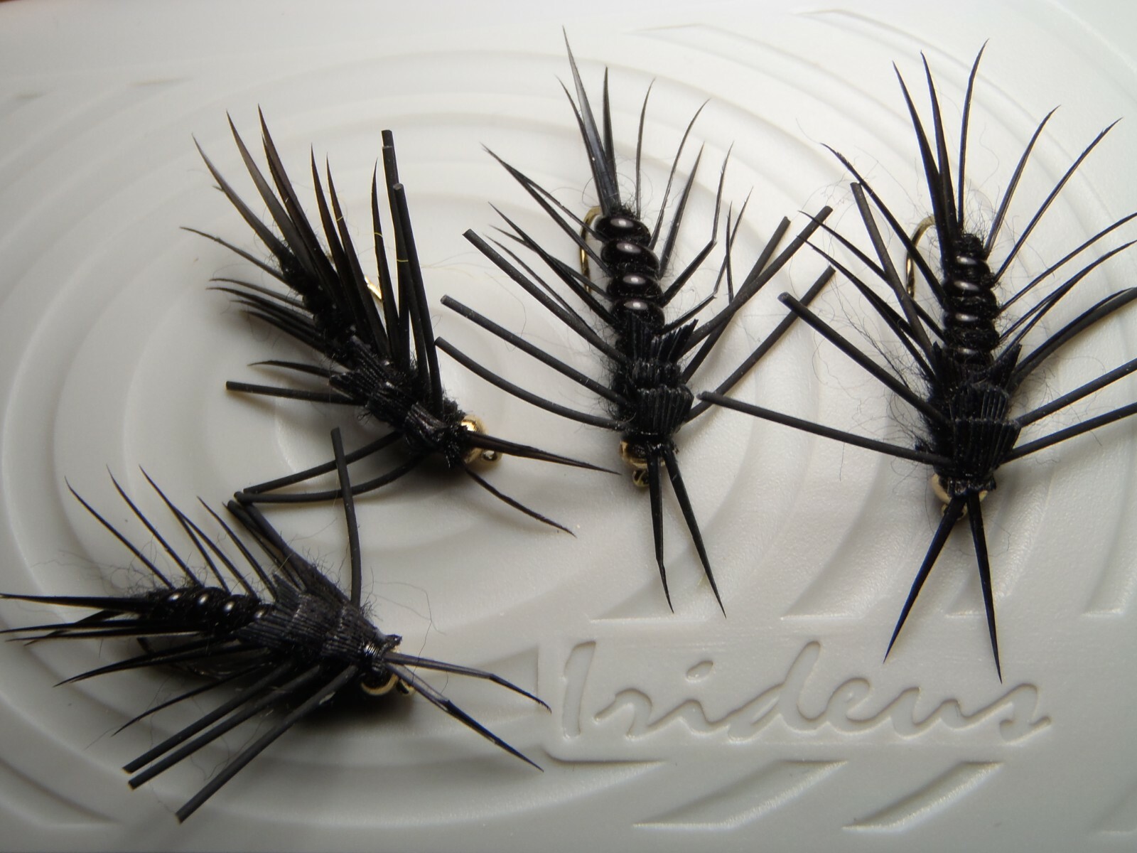 Irideus Commander Black Stonefly Leggy Biot Trout Fly Fishing flies ...