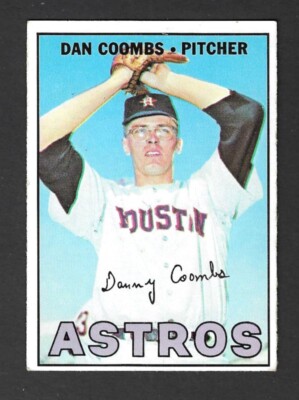 1967 Topps Baseball Card #464 DAN COOMBS Houston Astros Baseball Card ...