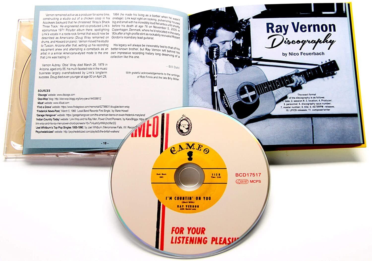 Ray Vernon All Wrays Lead to Rock: The Link Wray Collection (CD) Album ...