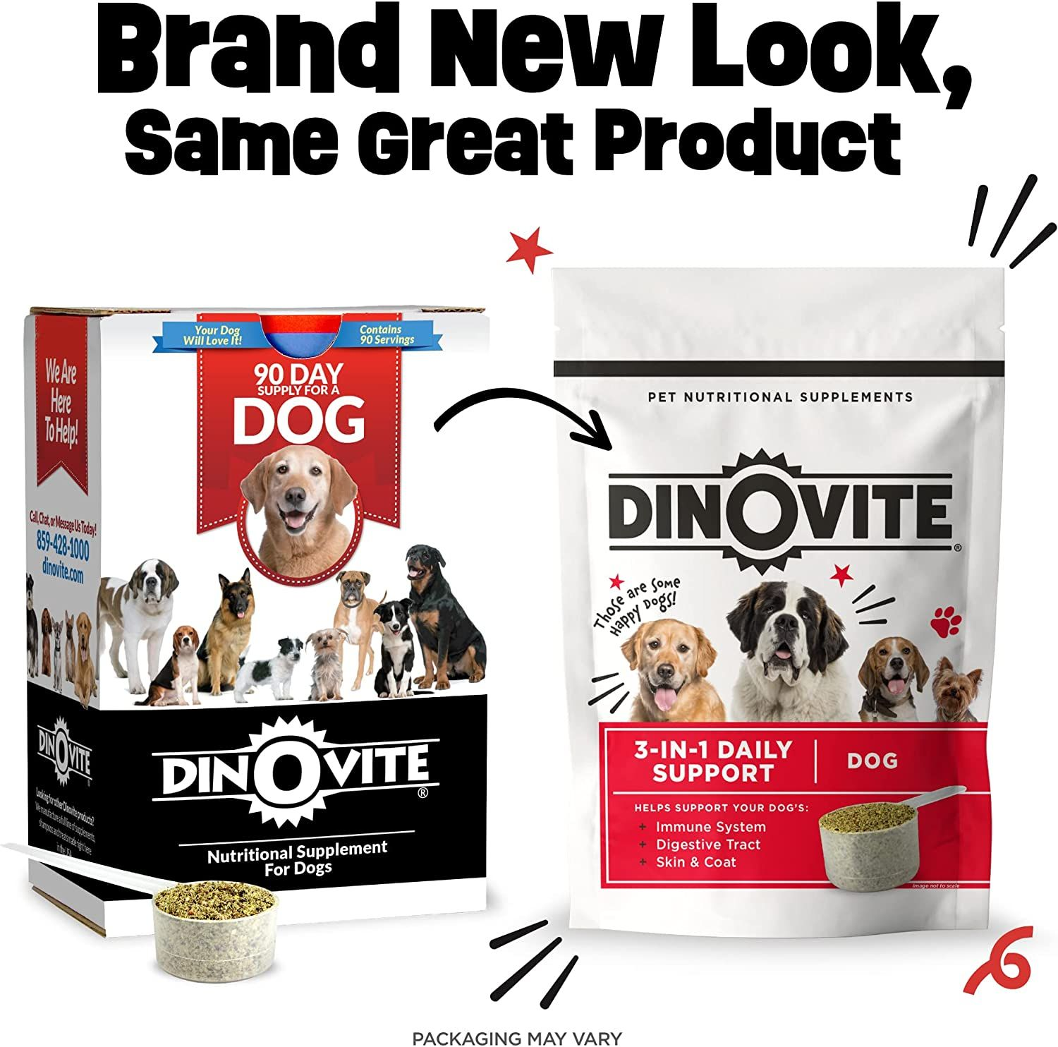 Dinovite Nutritional Dog Supplement - 90 Day Supply for sale online | eBay