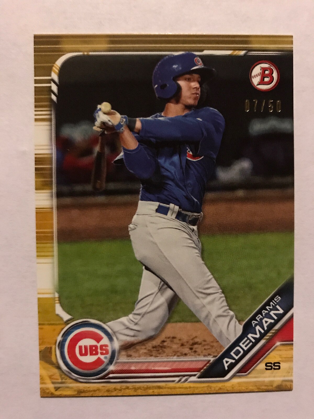 2019 Bowman Draft Gold ARAMIS ADEMAN Chicago CUBS #BD-124, /50 | eBay