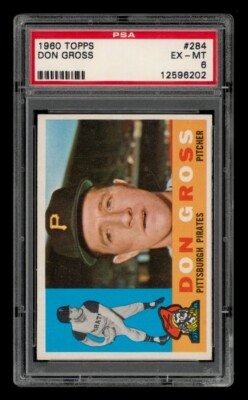 1960 Topps Set-Break #284 - Don Gross PSA 6 EX-MT | eBay