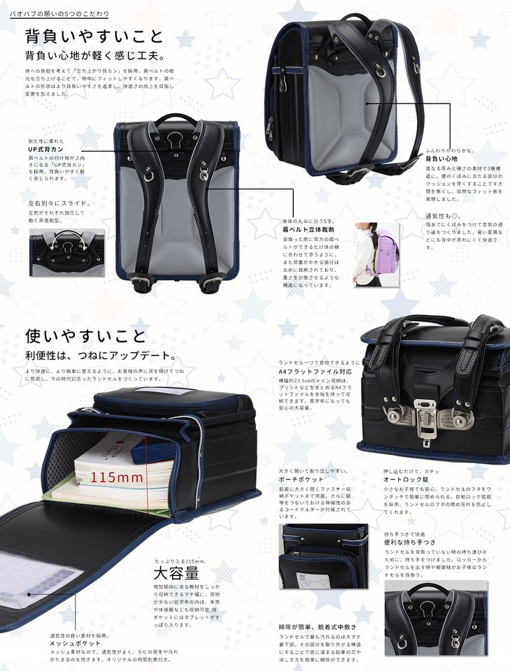 Randoseru Japanese School Bag Backpack 7 Color Variations Japan New | eBay