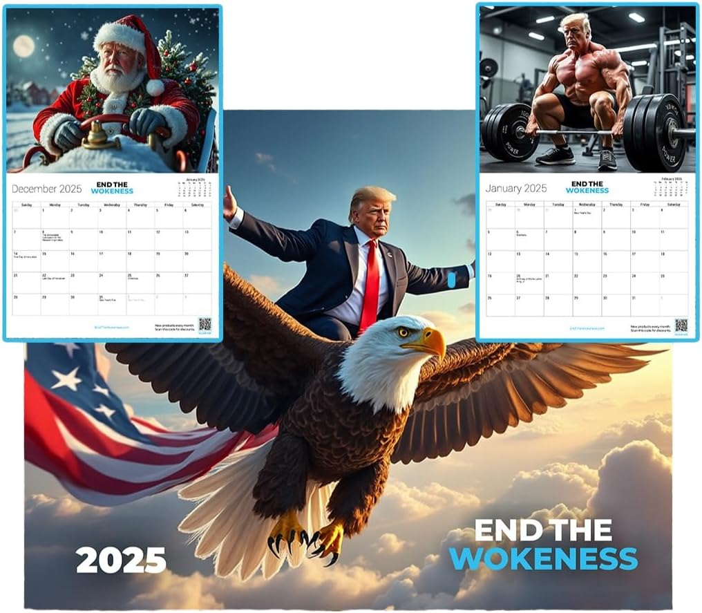2025 Donald Trump Wall Calendar – Iconic Presidential Design, Monthly ...