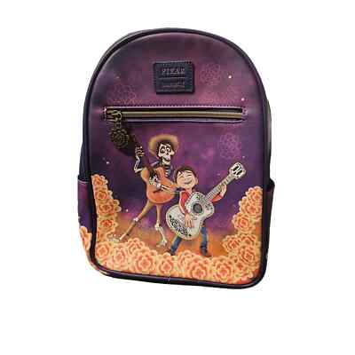 Purple Coco Musical and floral Loungefly backpack | eBay