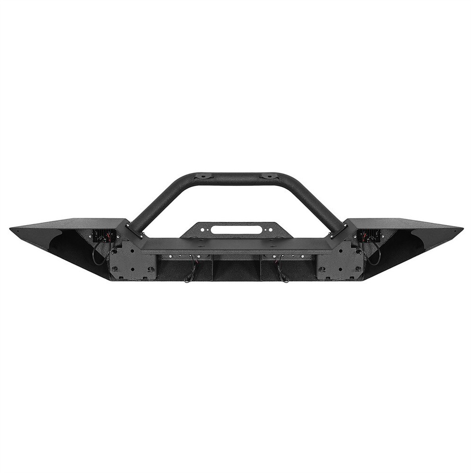 Hooke Road Steel Front Bumper or Skid Plate Guard for 2007-2018 Jeep ...
