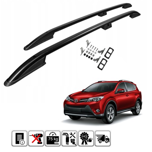 pour TOYOTA RAV4 2013-2018 RAILS DE PORTAGE BARRES LATÉRALES BARRES ...